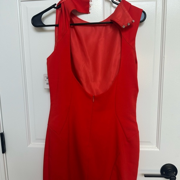 Zara | Dresses | Zara Vibrant Red Backless Dress | Poshmark